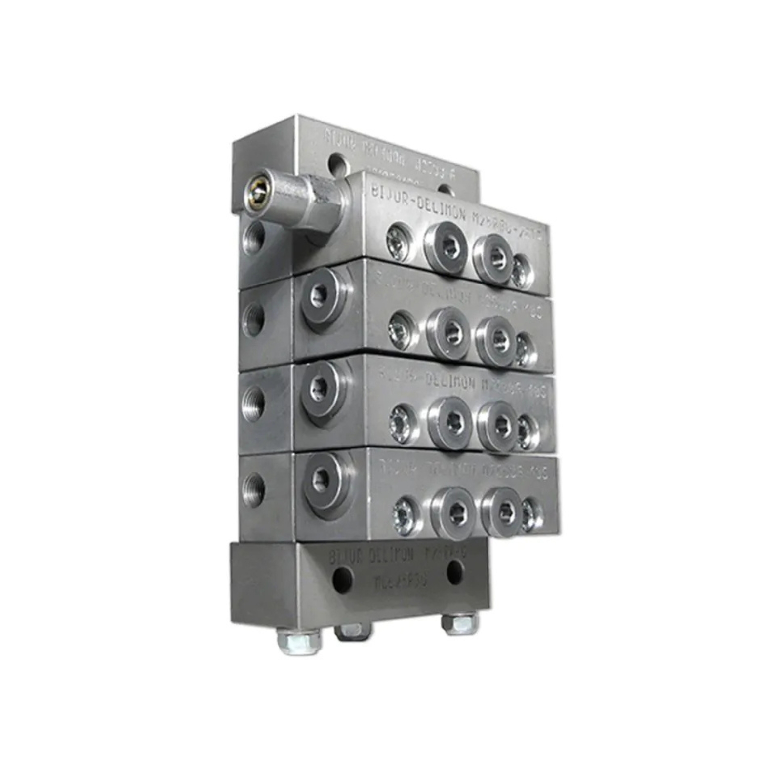 BIJUR DELIMON 4 SECTION MANIFOLD – NPT Model M2500B4G